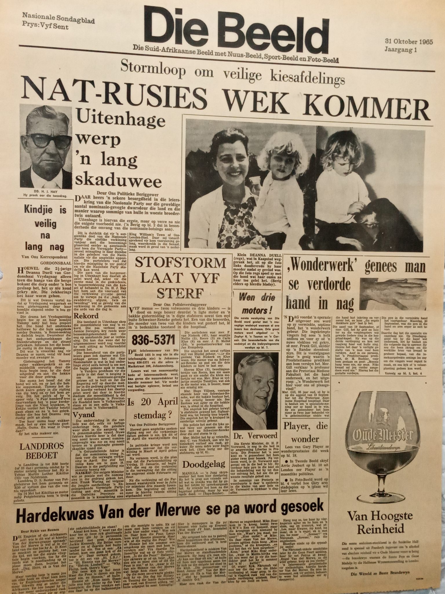 SONDAGKOERANTE: VAN ‘DAGBREEK’ TOT ‘RAPPORT’, ‘DIE WêRELD’, ‘SONDAG ...