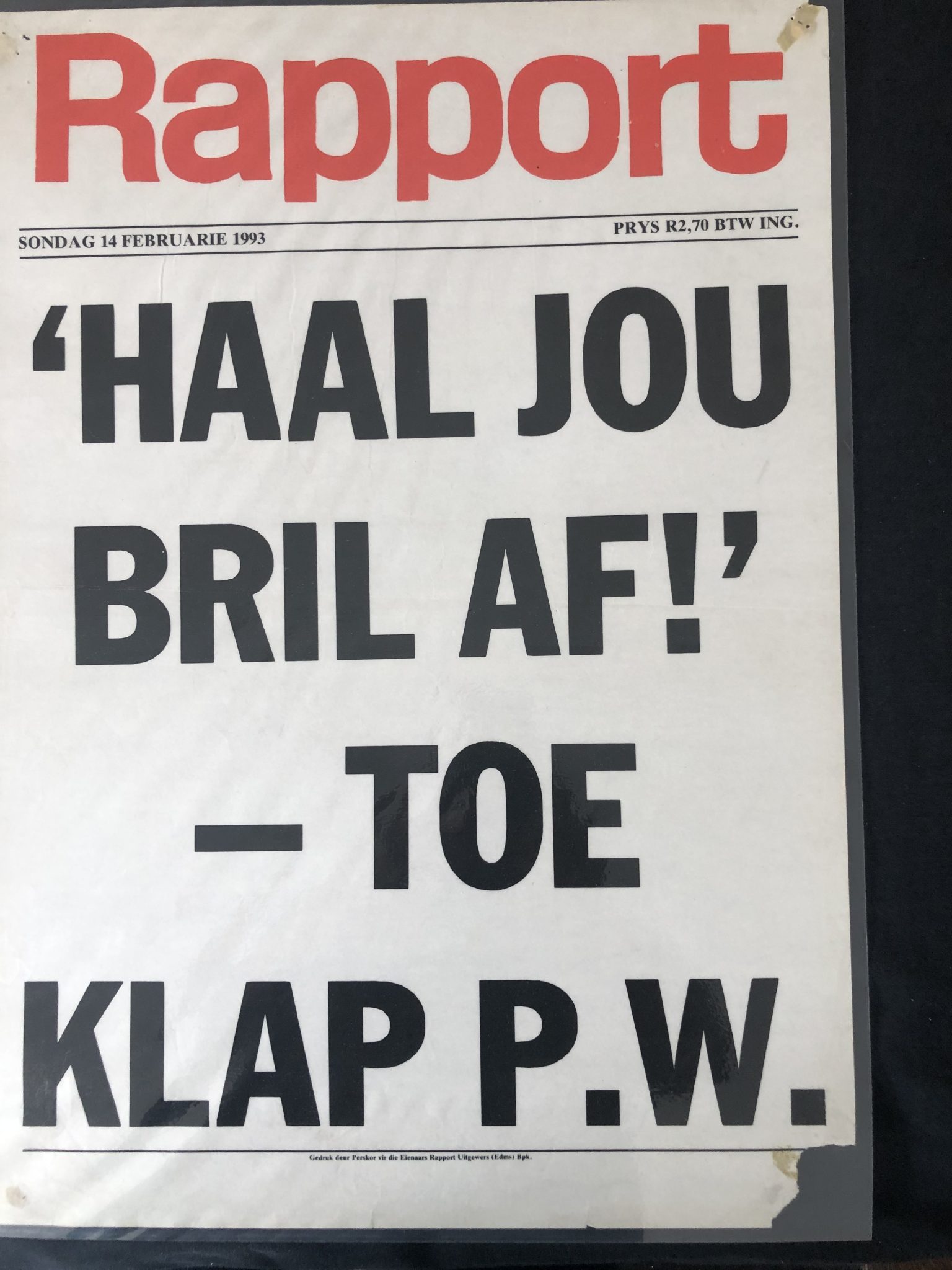 Sondagkoerante: Van Dagbreek tot Rapport – MediaMense